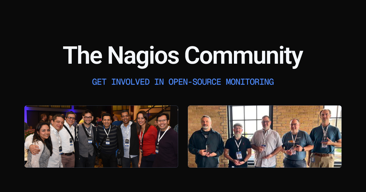 Nagios Community | Get Involved in Open-Source Monitoring